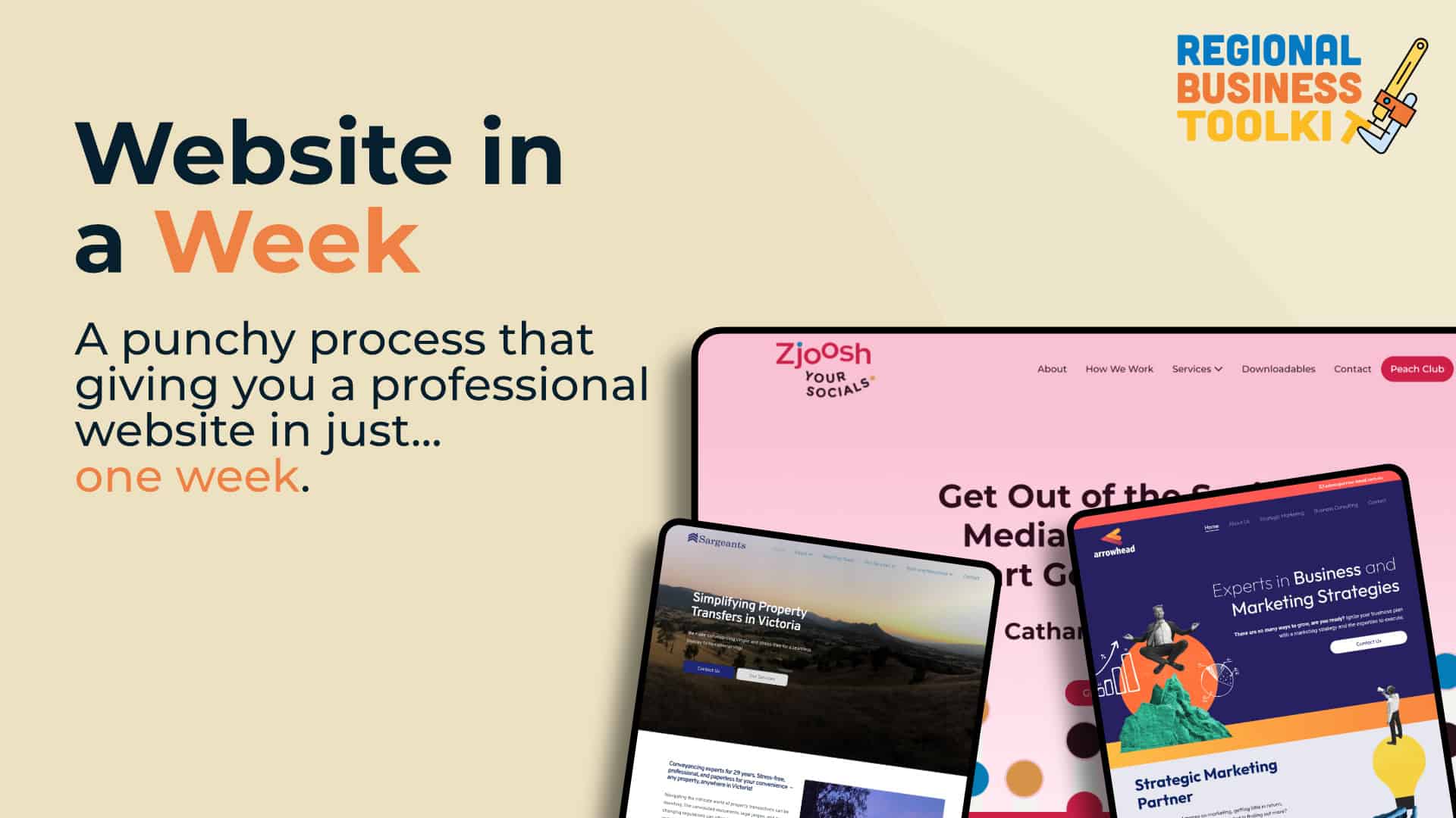 Website in a Week - Regional Business Toolkit